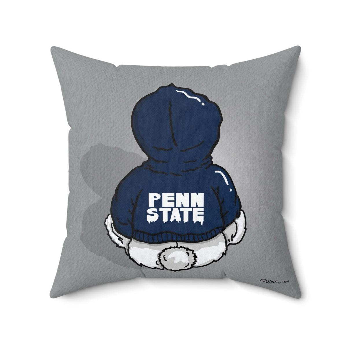 Back Bear Pillow – Royal NY