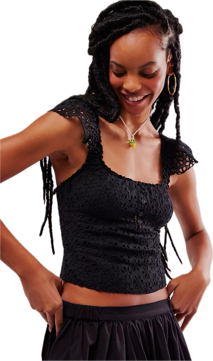 FREE PEOPLE Alma Top – Royal NY
